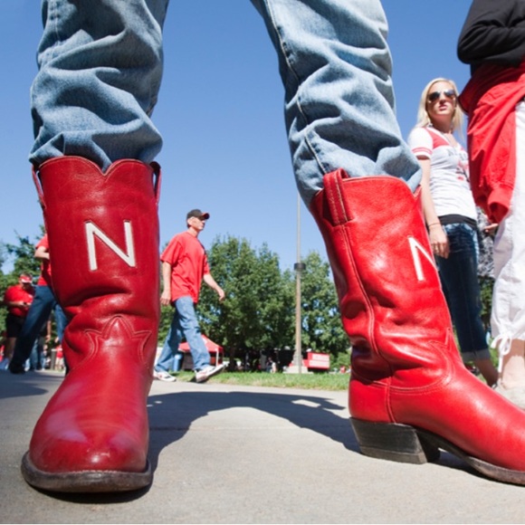 Tony Lama | Shoes | Vintage Mens Tony Lama Cowboy Boots Nebraska ...